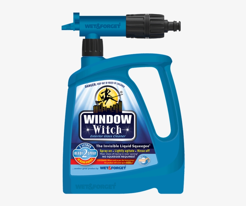 Window Witch Window Cleaner - Wet And Forget Rapid - Free Transparent ...