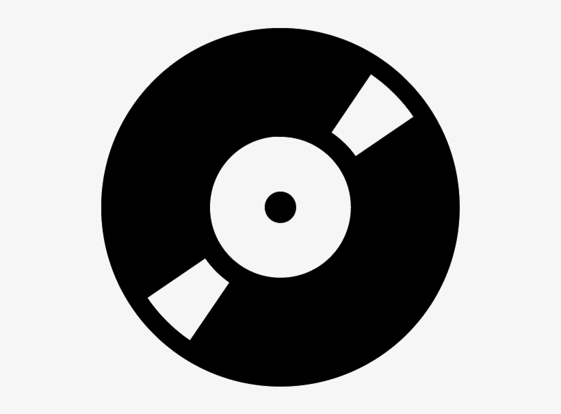 Pin Record Clipart Black And White - Record Icon - Free Transparent PNG ...