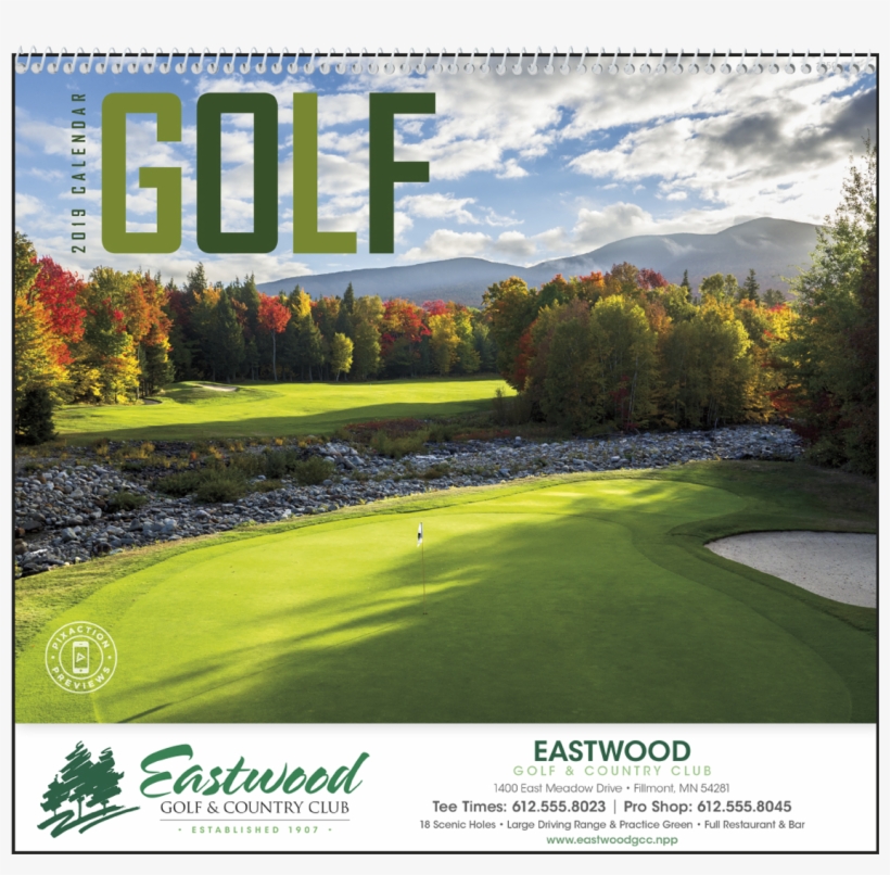 Picture Of Golf Wall Calendar - Lawn - Free Transparent PNG Download ...