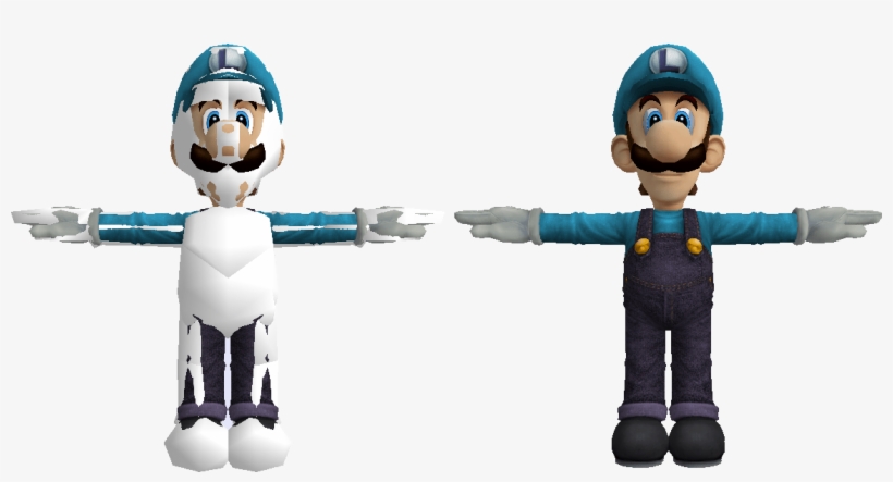 Blue Luigi Smash Bros - Free Transparent PNG Download - PNGkey