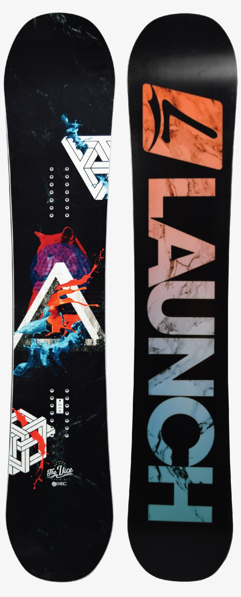 Launch Vice Womens Snowboard Launch Snowboards Png - Free Transparent ...