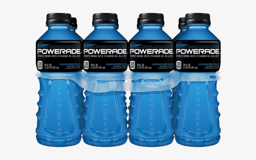 50 For Powerade® - Powerade Blue Raspberry Cherry - Free Transparent ...