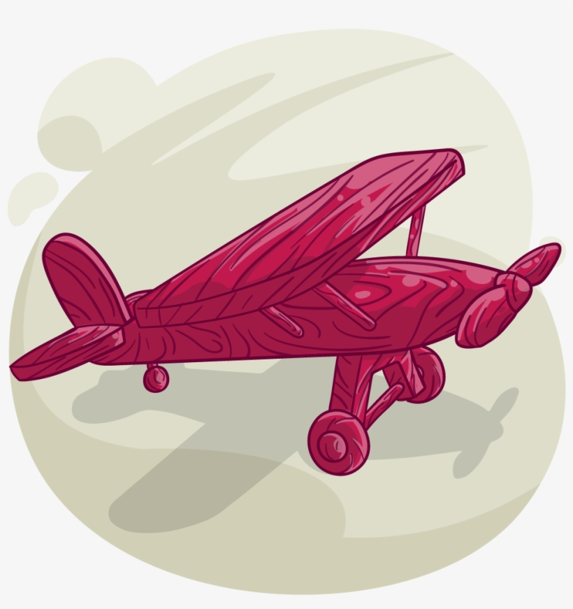 Maroon Plane - Stinson Reliant - Free Transparent PNG Download - PNGkey