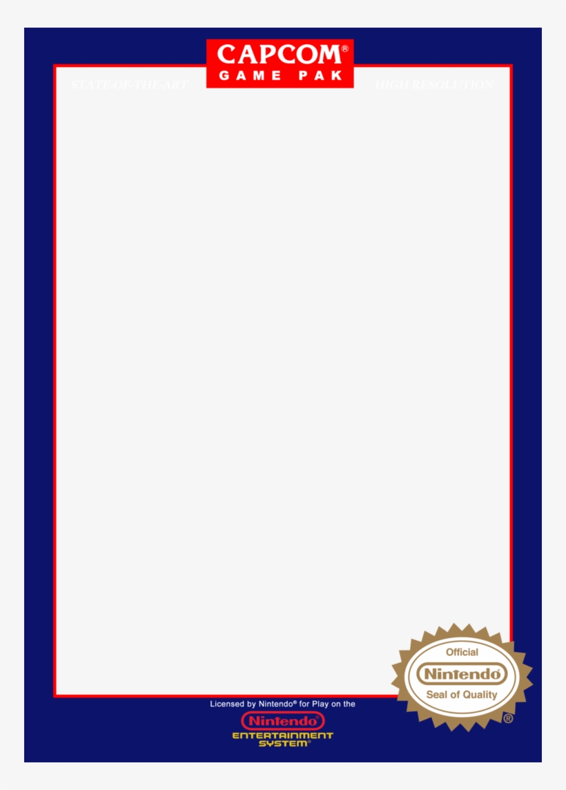 Nes Template For Capcom - Capcom - Free Transparent PNG Download - PNGkey