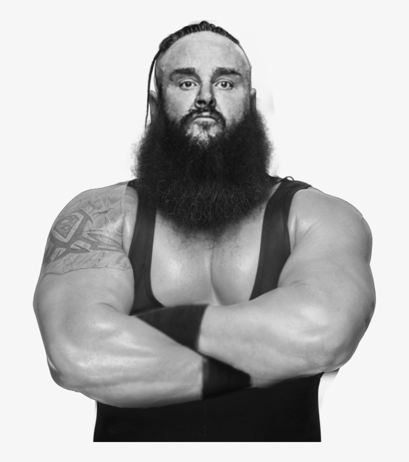 Braun Strowman - Braun Strowman Black And White - Free Transparent PNG ...