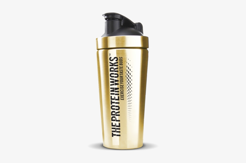 Tpw™ Black 'n' Gold Shaker - Protein Shaker - Free Transparent PNG ...