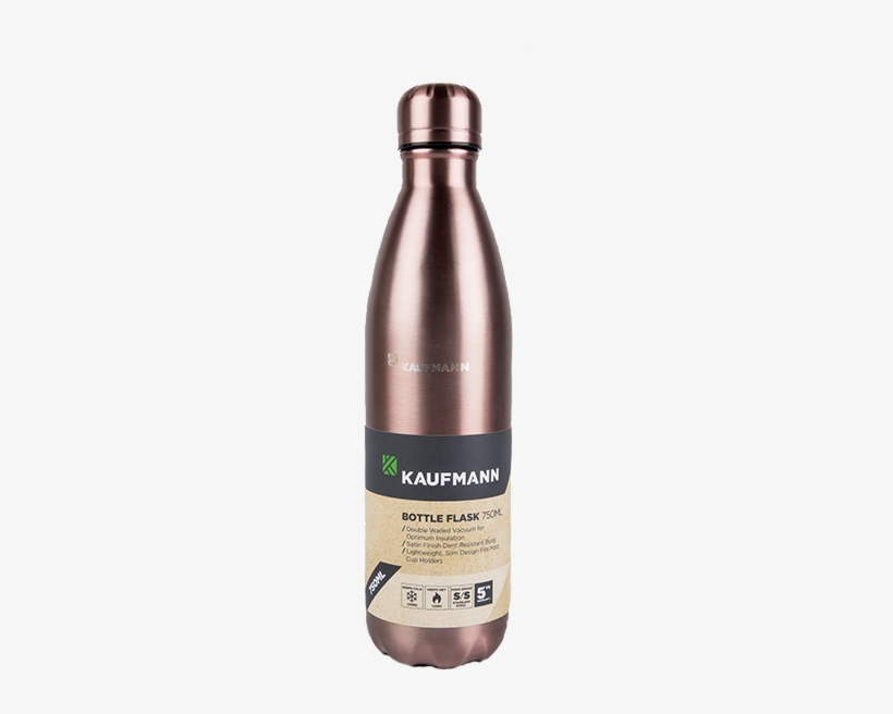 35420 Flask 700ml Bottle Steel Rose Gold - Kaufmann Flask Bottle ...