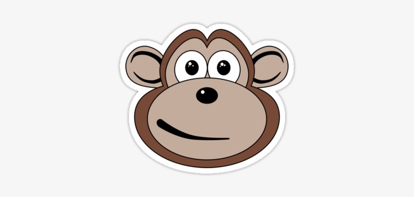 Cartoon Monkey Face - Monkey Face In Cartoon - Free Transparent PNG ...
