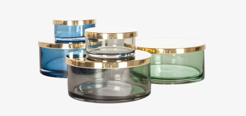 Round Glass Box With Brass Lid - Lid - Free Transparent PNG Download ...