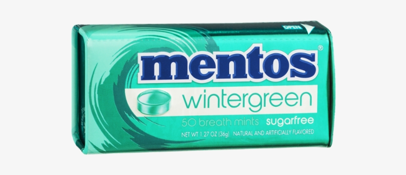 Mentos Breath Mints Sugarfree Wintergreen - 50 Ct - Free Transparent ...