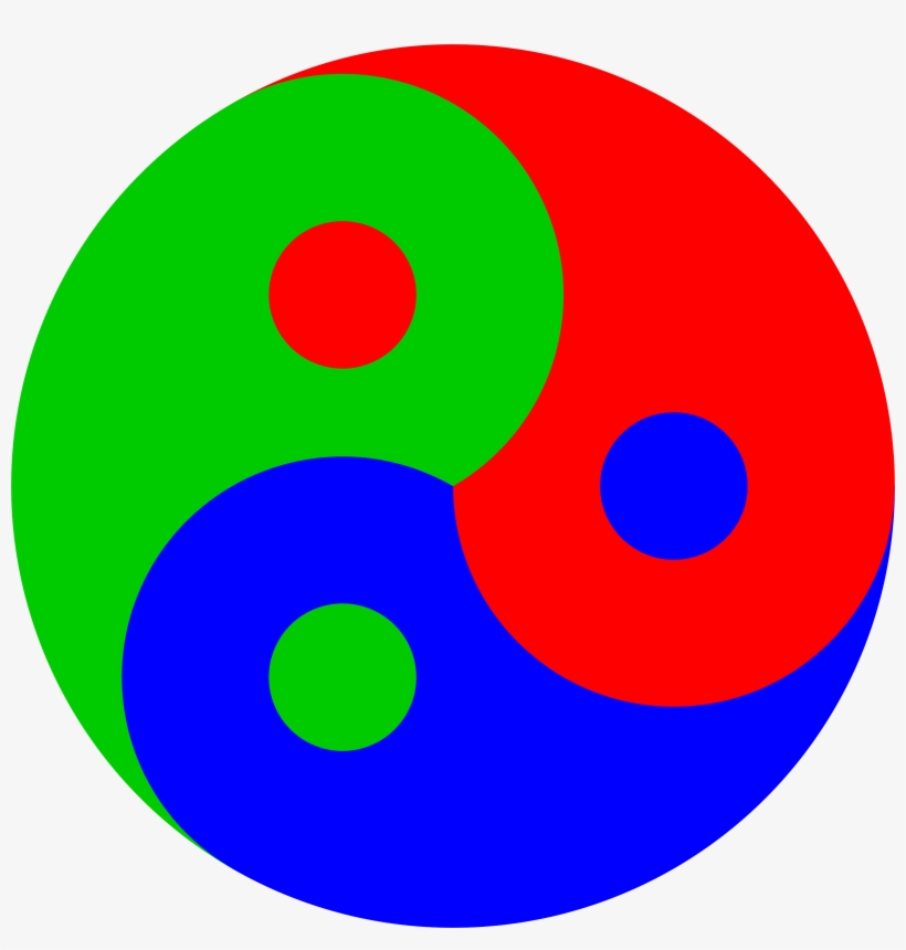 Triple Yin Yang - Clip Art - Free Transparent PNG Download - PNGkey