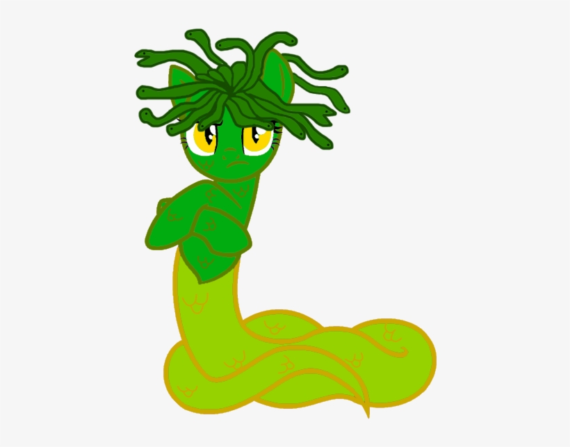 Kombatantchampion, Gorgon, Lamia, Oc, Oc - Cartoon - Free Transparent ...