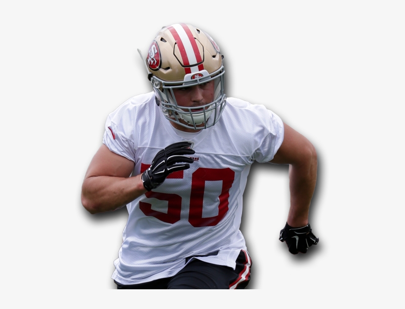 Brock Coyle 50 San Francisco 49ers Linebacker - Face Mask - Free ...