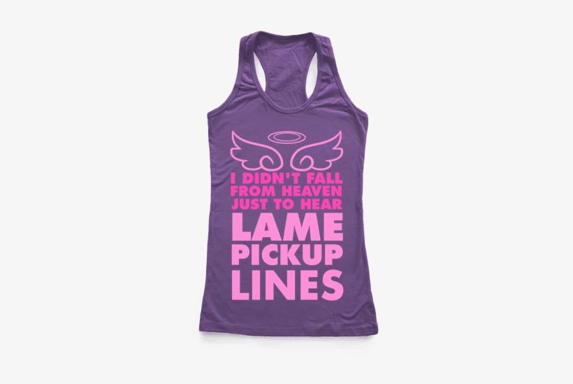Lame Pick Up Lines Racerback Tank Top - Weeaboo Trash - Free ...