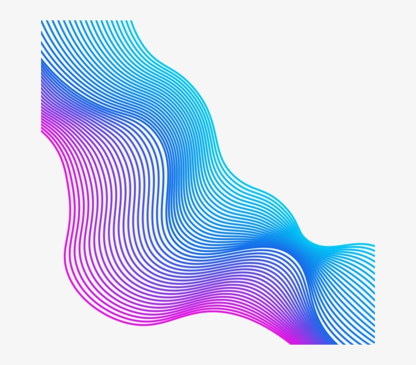 Curvy Lines Colorful Overlay Ftestickers - Png Karışık - Free ...