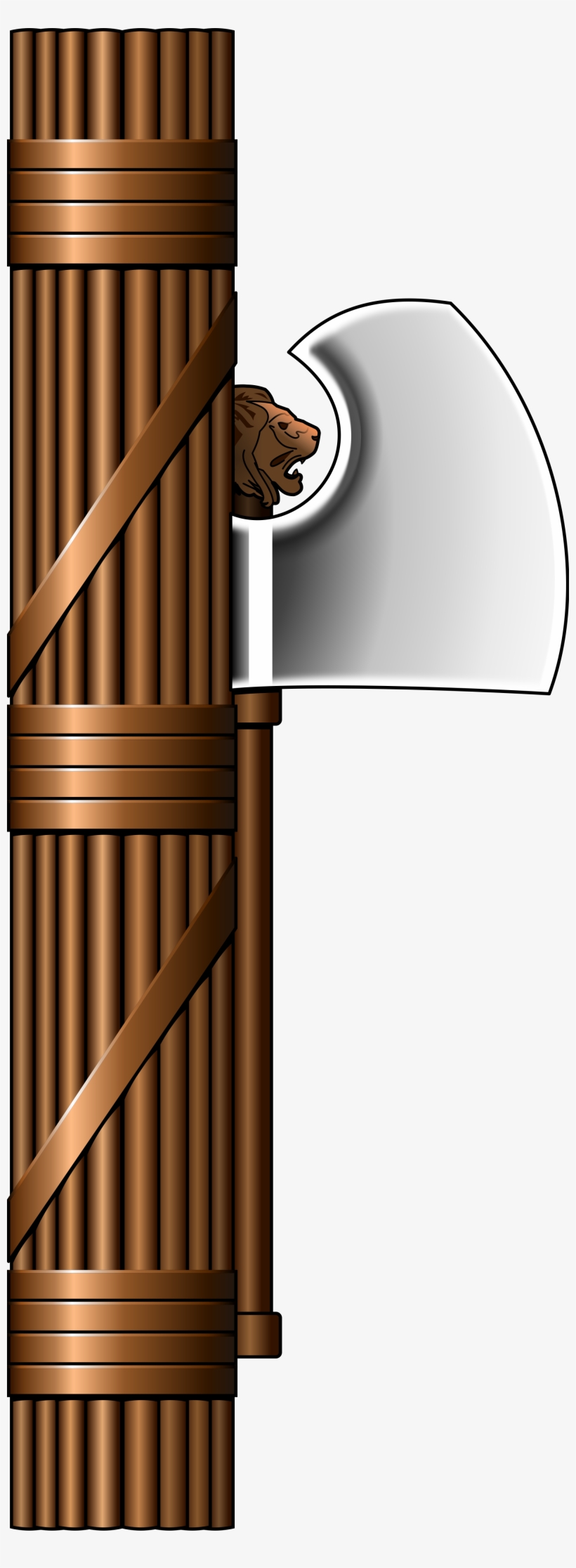 Fasces - Fascist Bundle Of Sticks - Free Transparent PNG Download - PNGkey