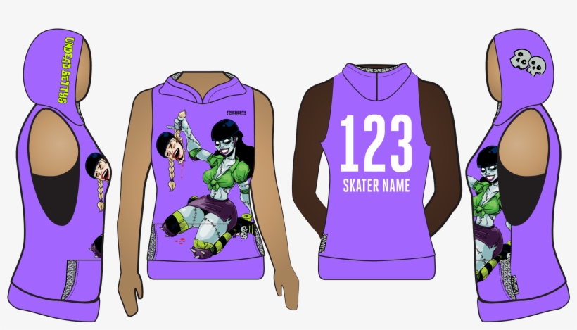 Undead Roller Derby The Undead Bettys - Logo - Free Transparent PNG ...