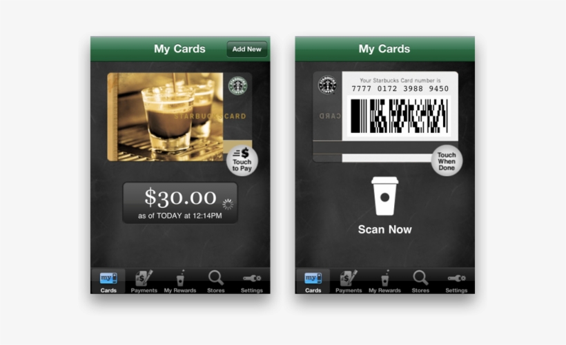 Starbucks Card App - Free Transparent PNG Download - PNGkey