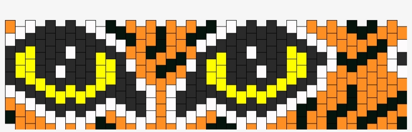 Tiger Eyes Kandi Pattern - Bead - Free Transparent PNG Download - PNGkey