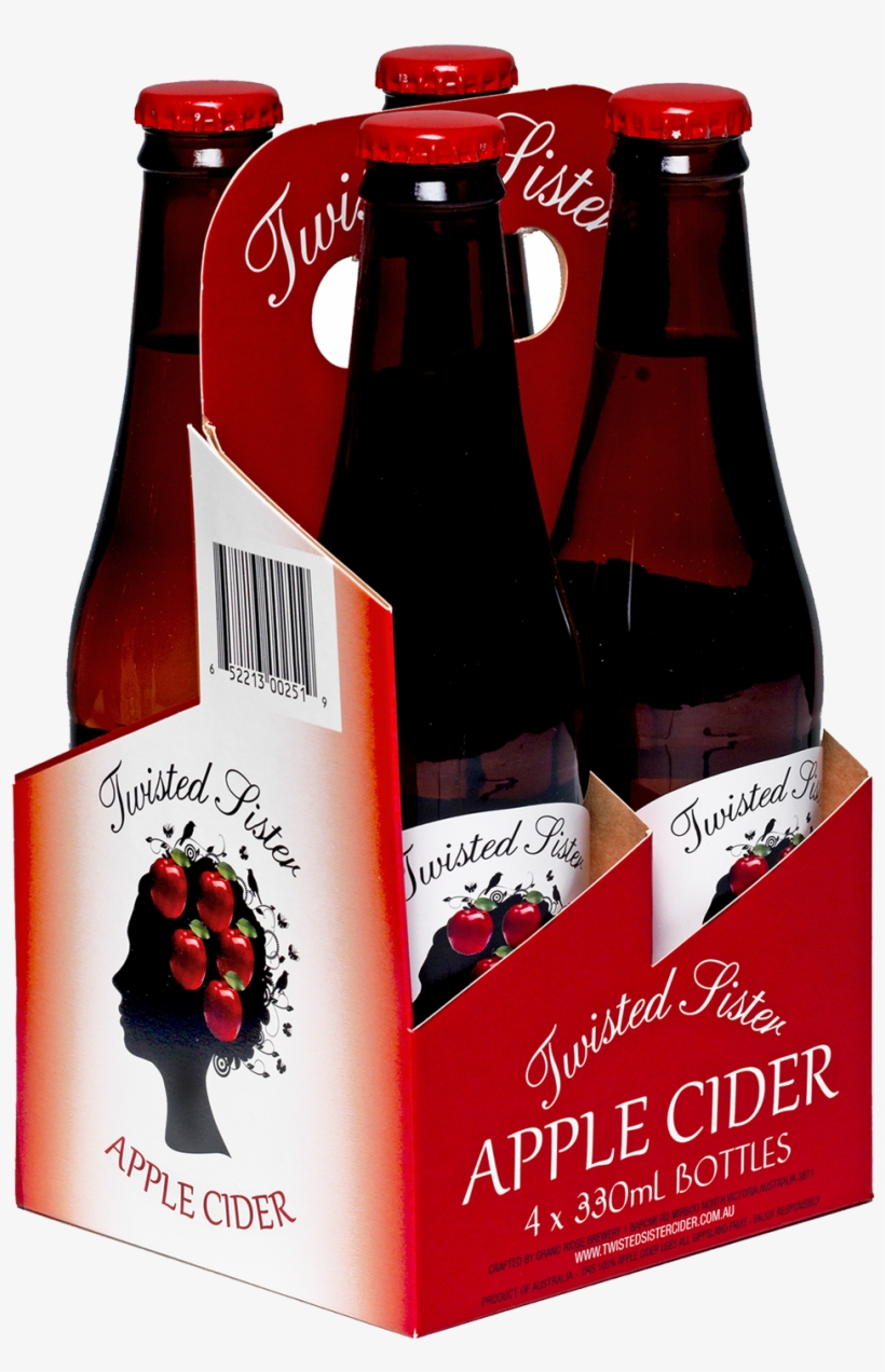 Twisted Sister Apple Cider 4 Pack - Product - Free Transparent PNG Download - PNGkey