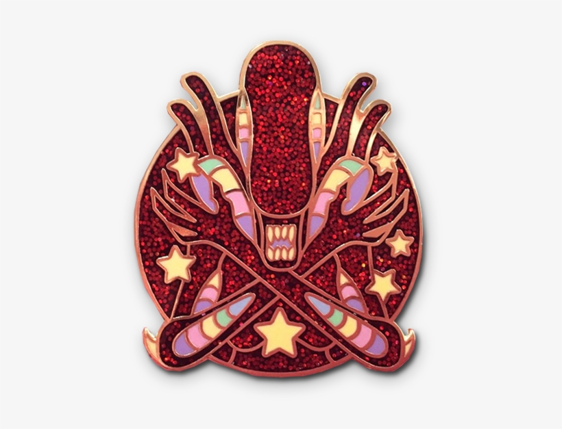 Pastel Glitter Black Xenomorph V2 - Lapel Pin - Free Transparent PNG ...