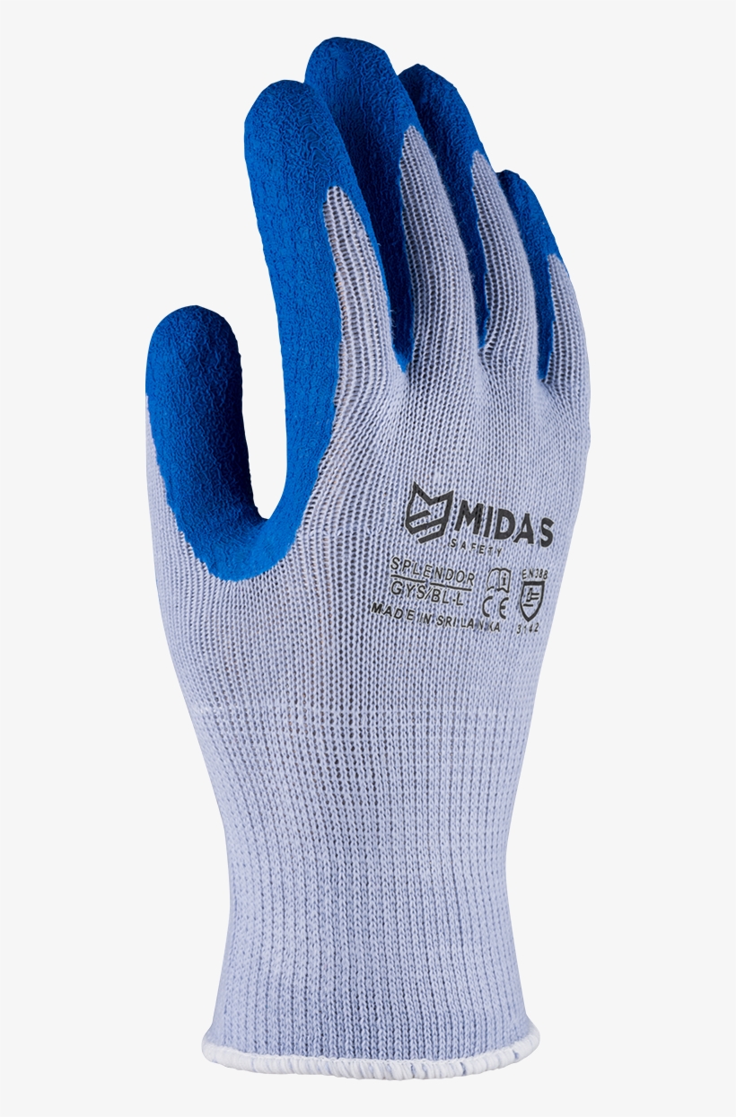 Splendor - Gysbl - M - Latex Coated Gloves - Glove - Free Transparent ...