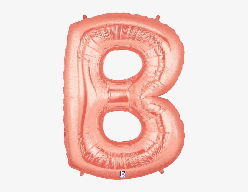Letter B Foil Balloon Letters - Letter B Balloon - Free Transparent PNG ...
