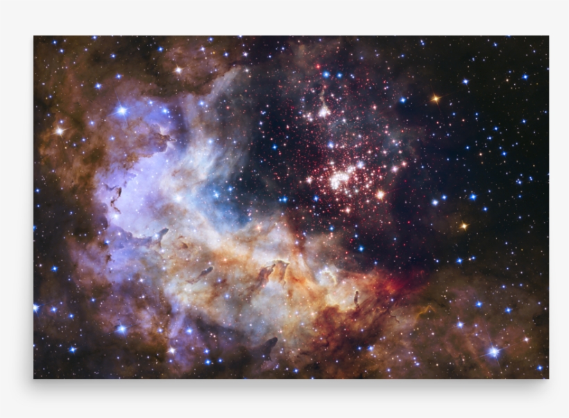Westerlund 2 Star Cluster Purple Poster Unframed - East Urban Home ...