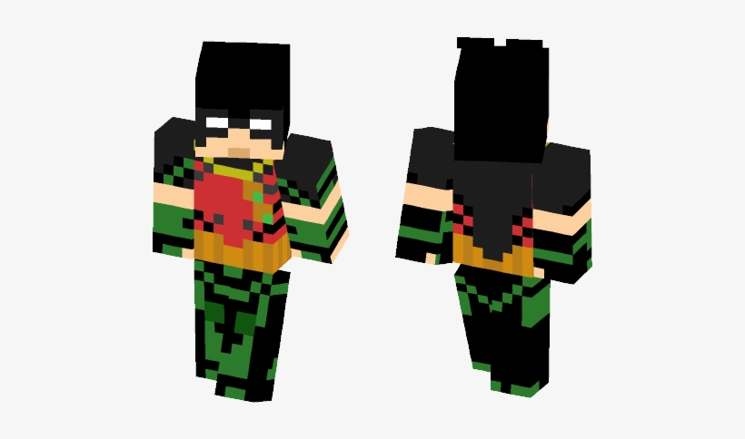 Red Robin - Rebirth - Tim Drake - Male Minecraft Skins - Kirito - Free ...