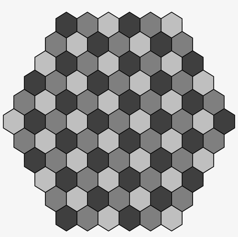 R=6 Hexagonal Board - Free Transparent PNG Download - PNGkey