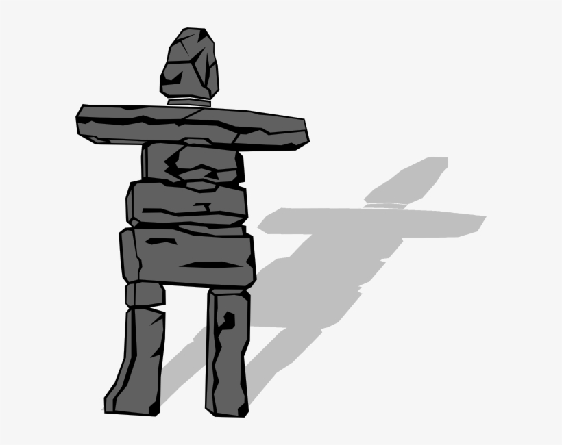 Inuit Inukshuk Clip Art Free Vector - Inukshuk Clipart - Free ...