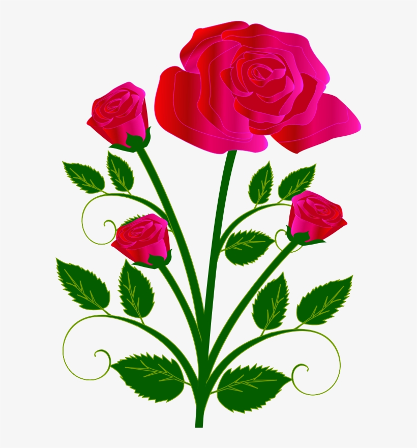 Rose Tree Clipart - Free Transparent PNG Download - PNGkey