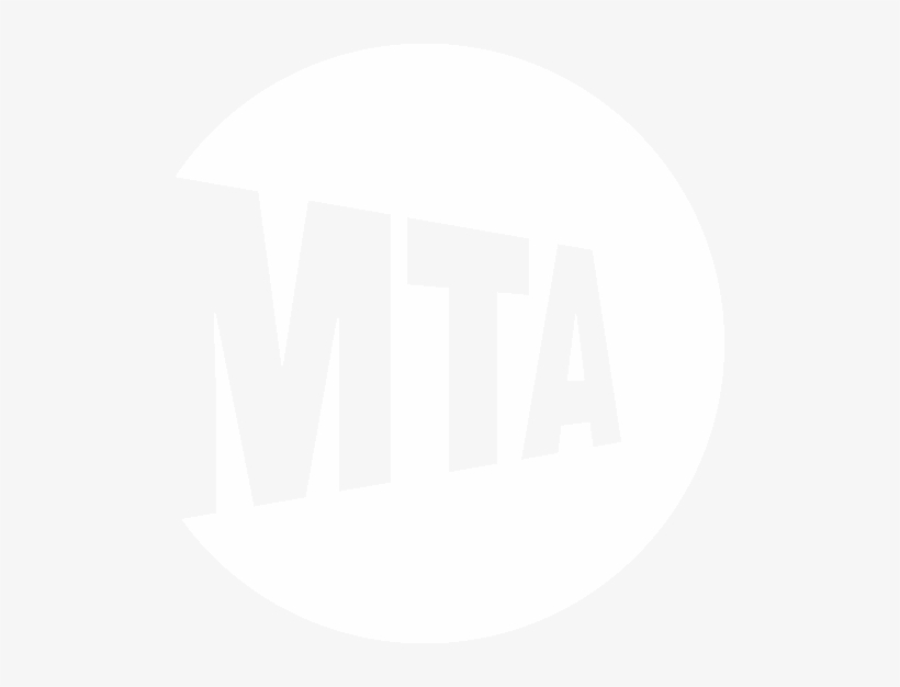 Official Nyc Subway Map - Mta Logo Black And White - Free Transparent ...