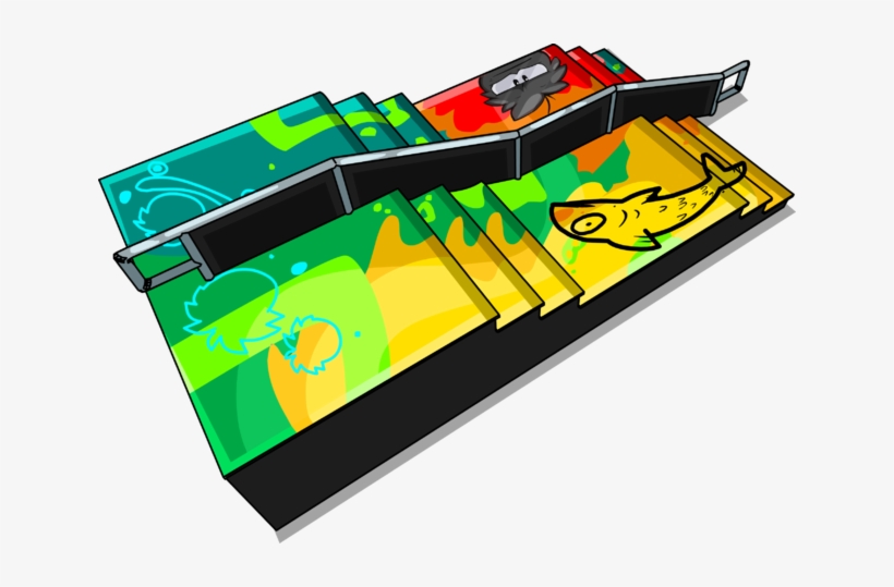 Graffiti Stair Ramp Sprite 006 - Graphic Design - Free Transparent PNG ...