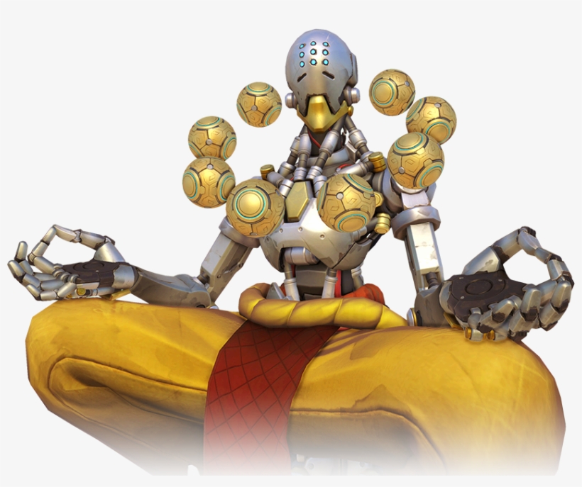 Zenyatta Portrait - Zenyatta Overwatch - Free Transparent PNG Download ...
