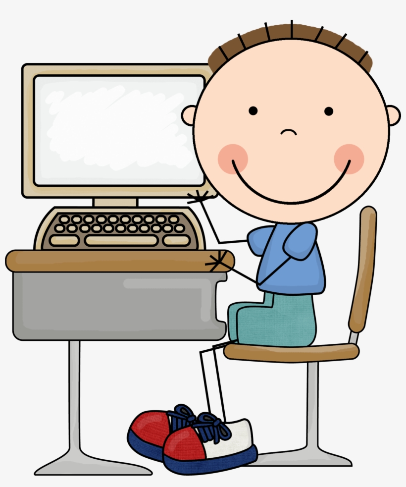 Computer Clipart For Kid Png - Computer Lab Clipart - Free Transparent ...