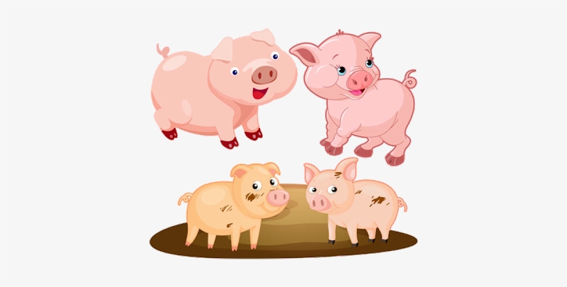 Pigs Clipart Picture Royalty Free Library - 4 Pigs Clip Art - Free ...
