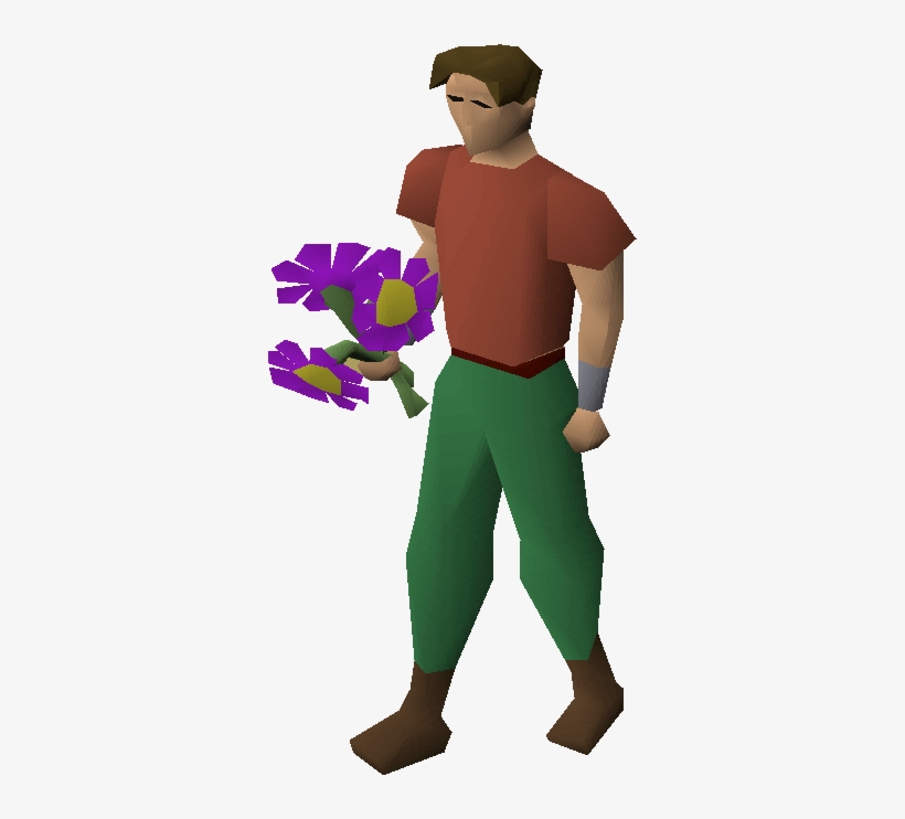 Purple Flowers Equipped - Runescape Flowers - Free Transparent PNG ...