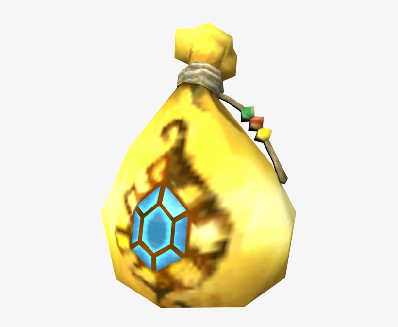 Legend Of Zelda Rupee Bag - Free Transparent PNG Download - PNGkey
