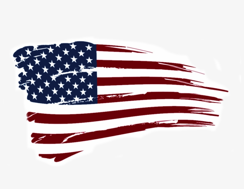 Vintage Colonial American Flag Vector