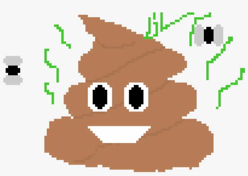 Poop Emoji - Poop Emoji Pixel Art Png - Free Transparent PNG Download ...