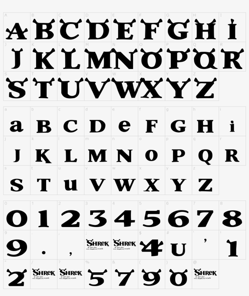 Font Characters - Font - Free Transparent PNG Download - PNGkey
