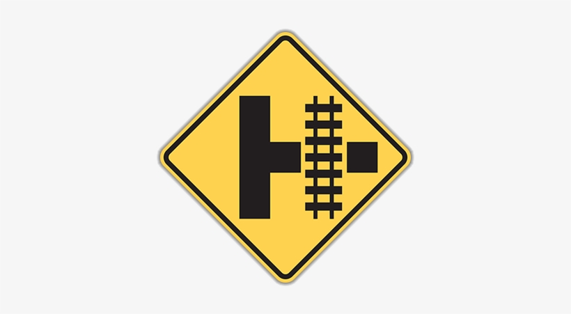W10-3 Railroad Advance Warning - Railroad Crossing Sign - Free ...