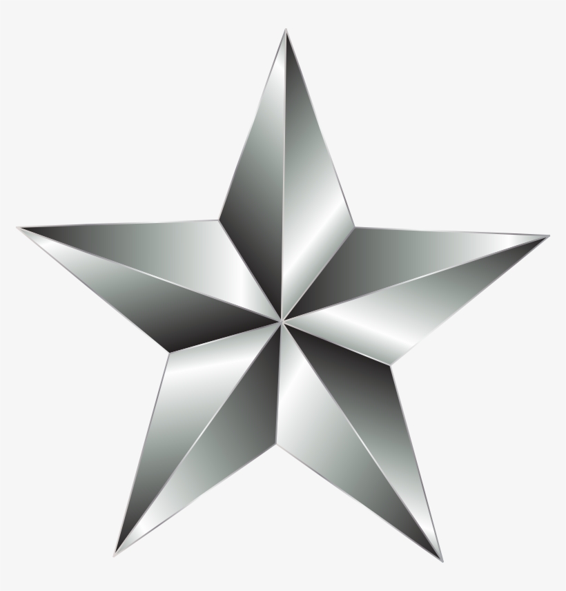 Medium Image - Silver Star Png - Free Transparent PNG Download - PNGkey