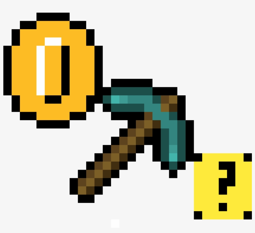 Mine Lucky Blox And Get Mario Coins - Small Pokeball Pixel Art - Free ...