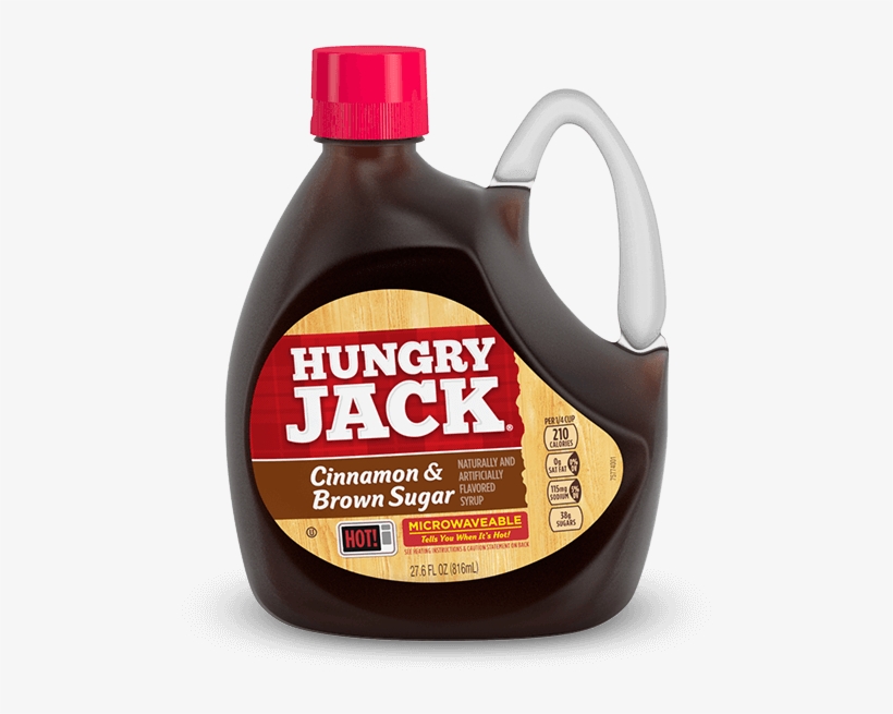 Cinnamon & Brown Sugar Syrup - Hungry Jack Syrup - Free Transparent PNG ...