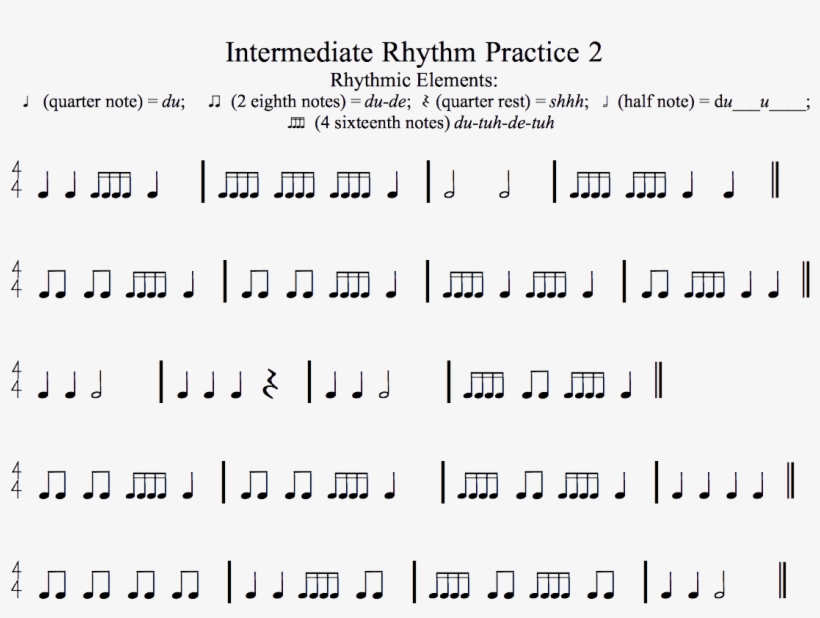Remember To Keep A Steady Beat As You Go - Rhythm Practice Level 2 ...