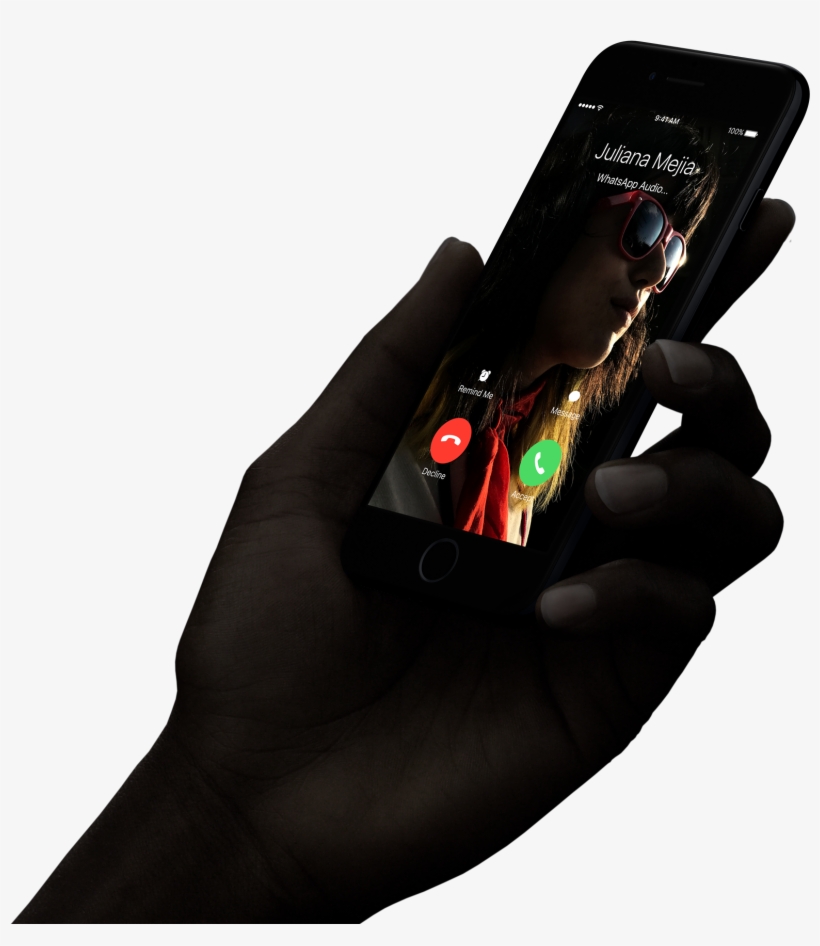 Iphone 6 Hand Png Download - Phone Call With Iphone - Free Transparent ...