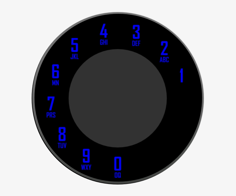 Rotary Blue Dial Clip Art - Circle - Free Transparent PNG Download - PNGkey