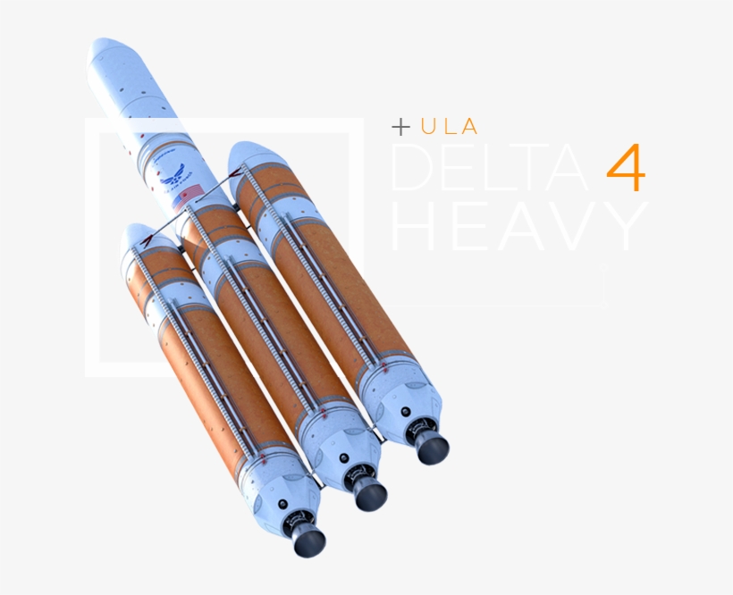 United Launch Alliance Delta 4-heavy - Delta Iv Heavy Png - Free ...